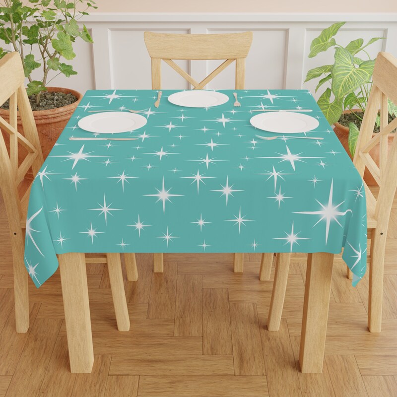 Turquoise Tablecloth - Etsy