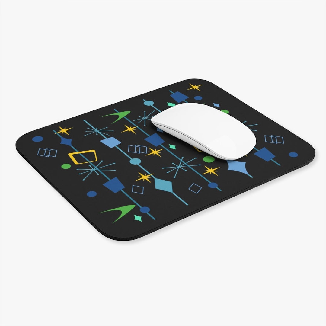 Midcentury Modern, MCM Mouse Pad, Atomic Diamonds, Gaming Mousepads ...