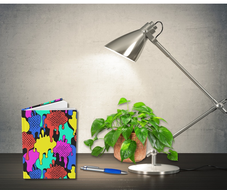 Graffiti Hardcover Journal, Pop Art Notebook, College Journal, Abstract ...