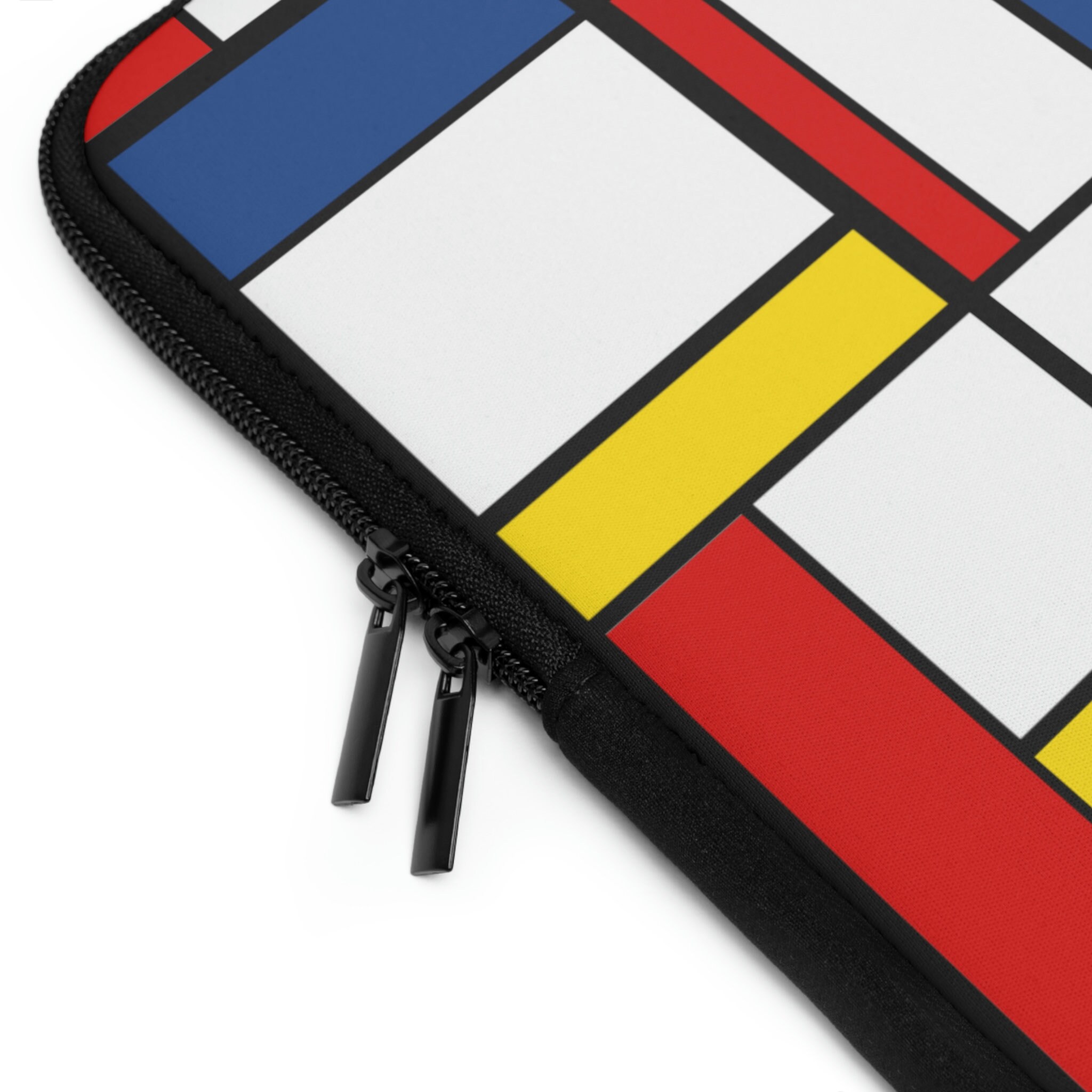 Mondrian Laptop Sleeve, Modern Art Computer Protector, Tablet Cover ...