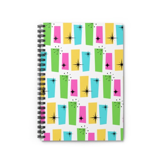 6 X 8 Spiral Notebook 118 Pages Multi-colored - Etsy