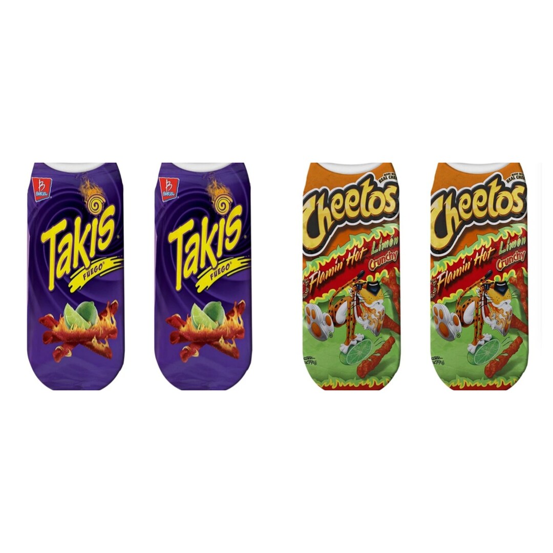 Novelty Socks, Funny Socks, Snack Socks, Chip Socks, Fun Socks - Etsy