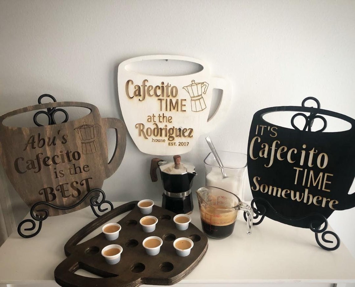 Cafecito Tray I Cafecito Icafecito Time I Cafecito Sign I - Etsy