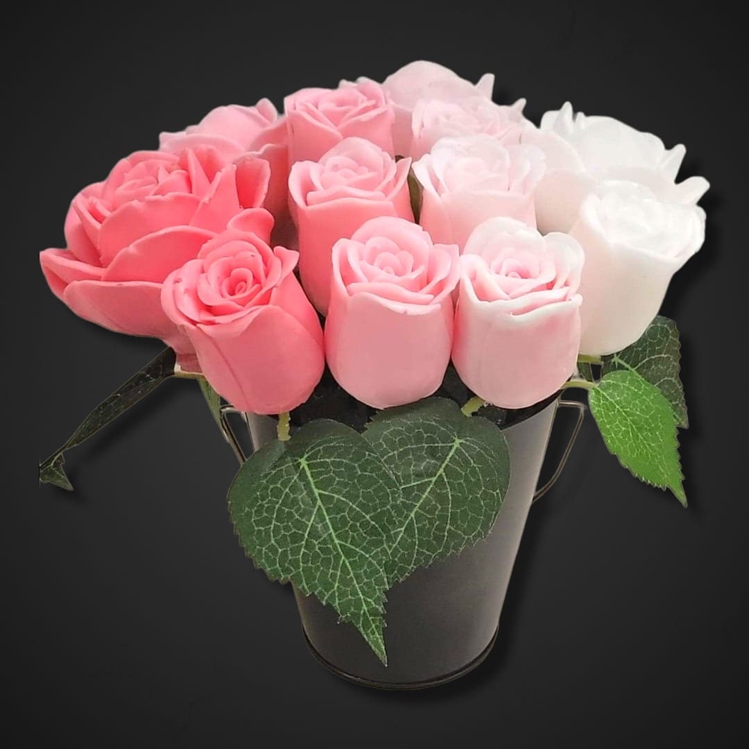 Soap Flower Bouquet | Christmas Gift Set | Holiday Party Favor ...