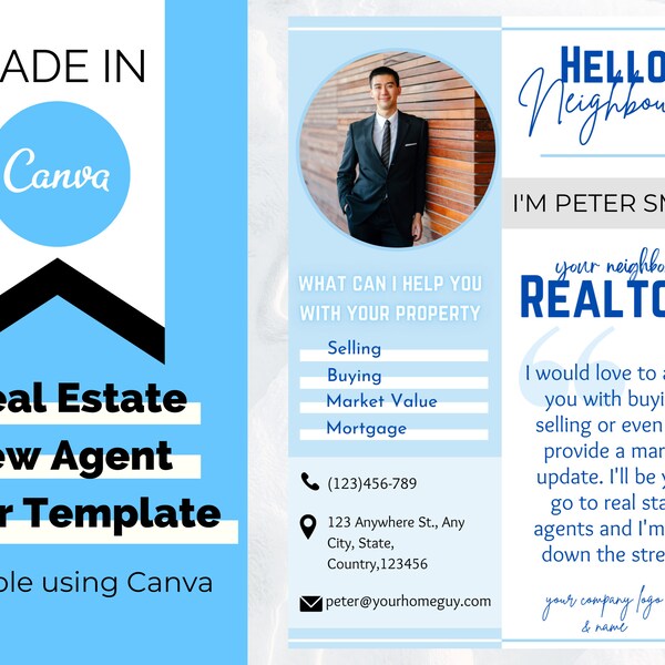 Canva Introduction Template - Etsy