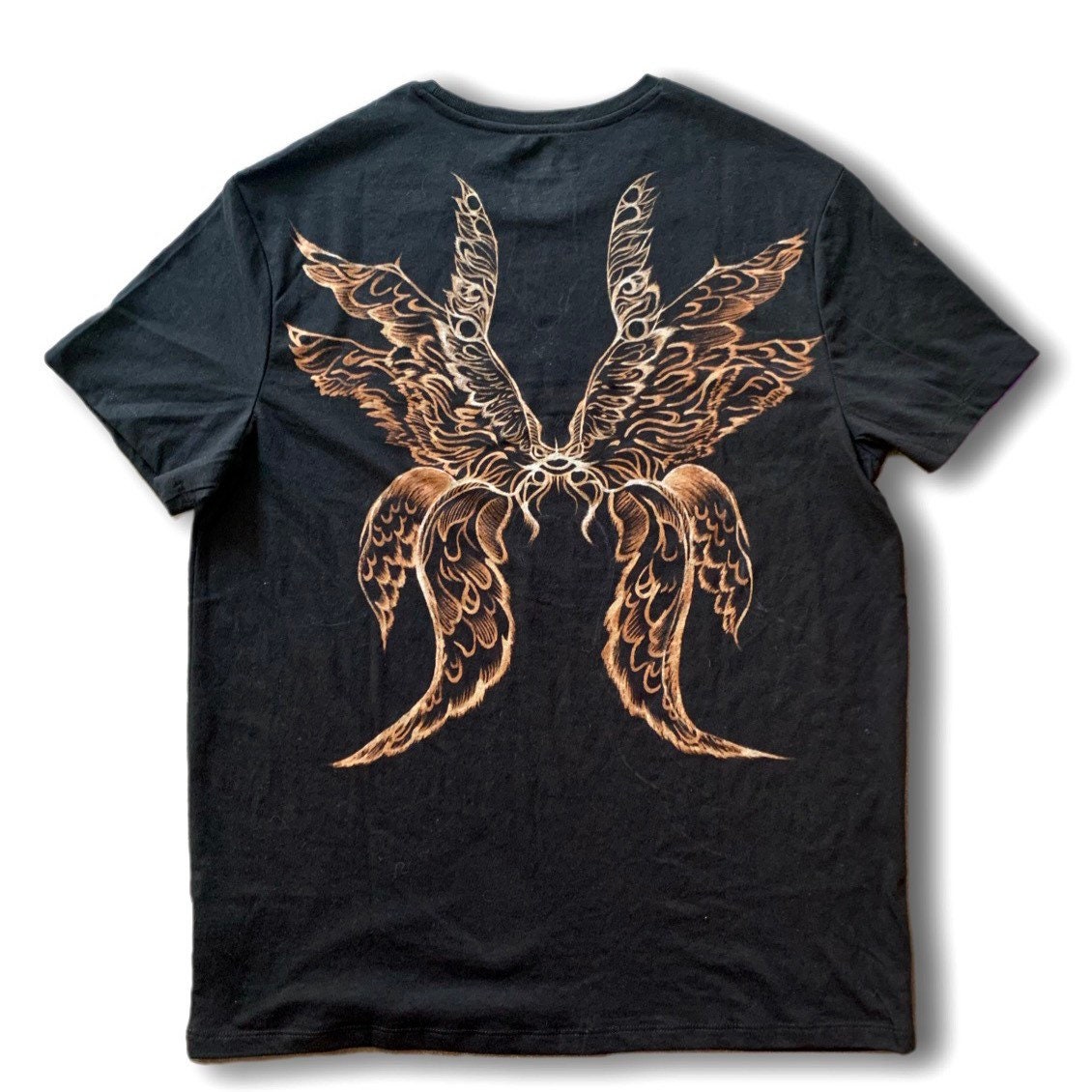 Custom Hand Painted Bleach Design Shirt - Etsy