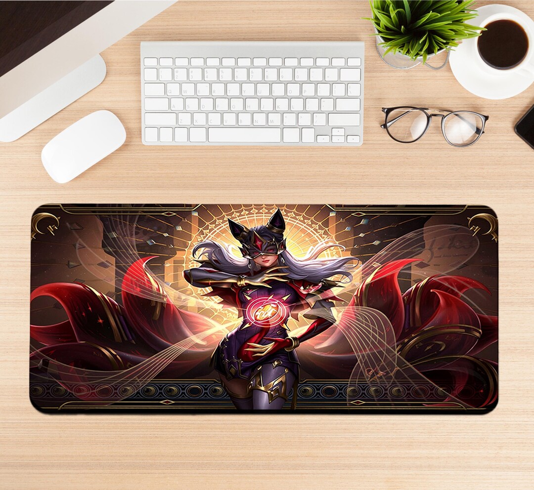 Ahri Fantasy Sci-fi Anime Desk Mat, Gaming Mouse Pad, Large Desk Pad ...
