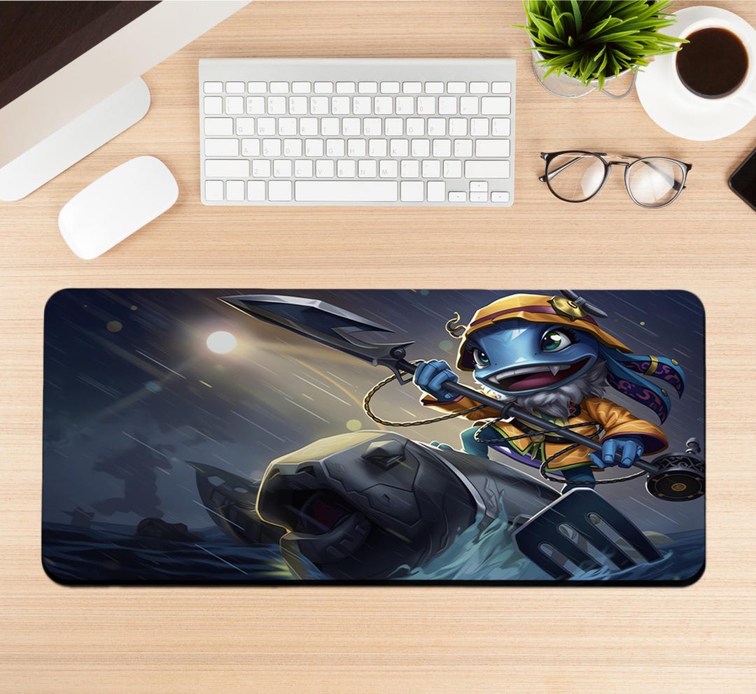 Fizz Fantasy Sci-fi Anime, Lofi Desk Mat, Gaming Mouse Pad for Office ...