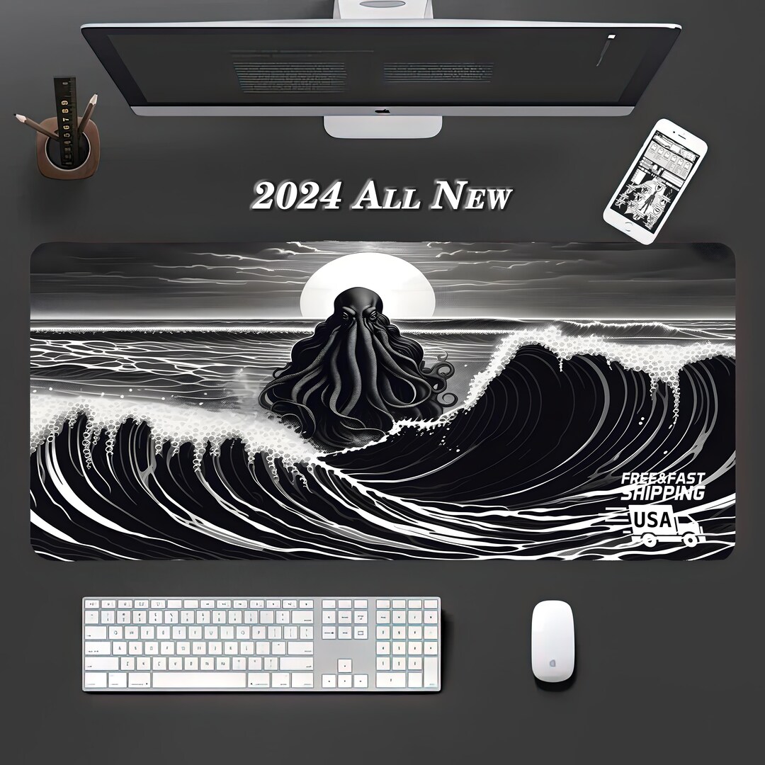 Cthulhu Monster , Mouse Pad Fantasy Aesthetic Mouse Anime Mouse Mat ...