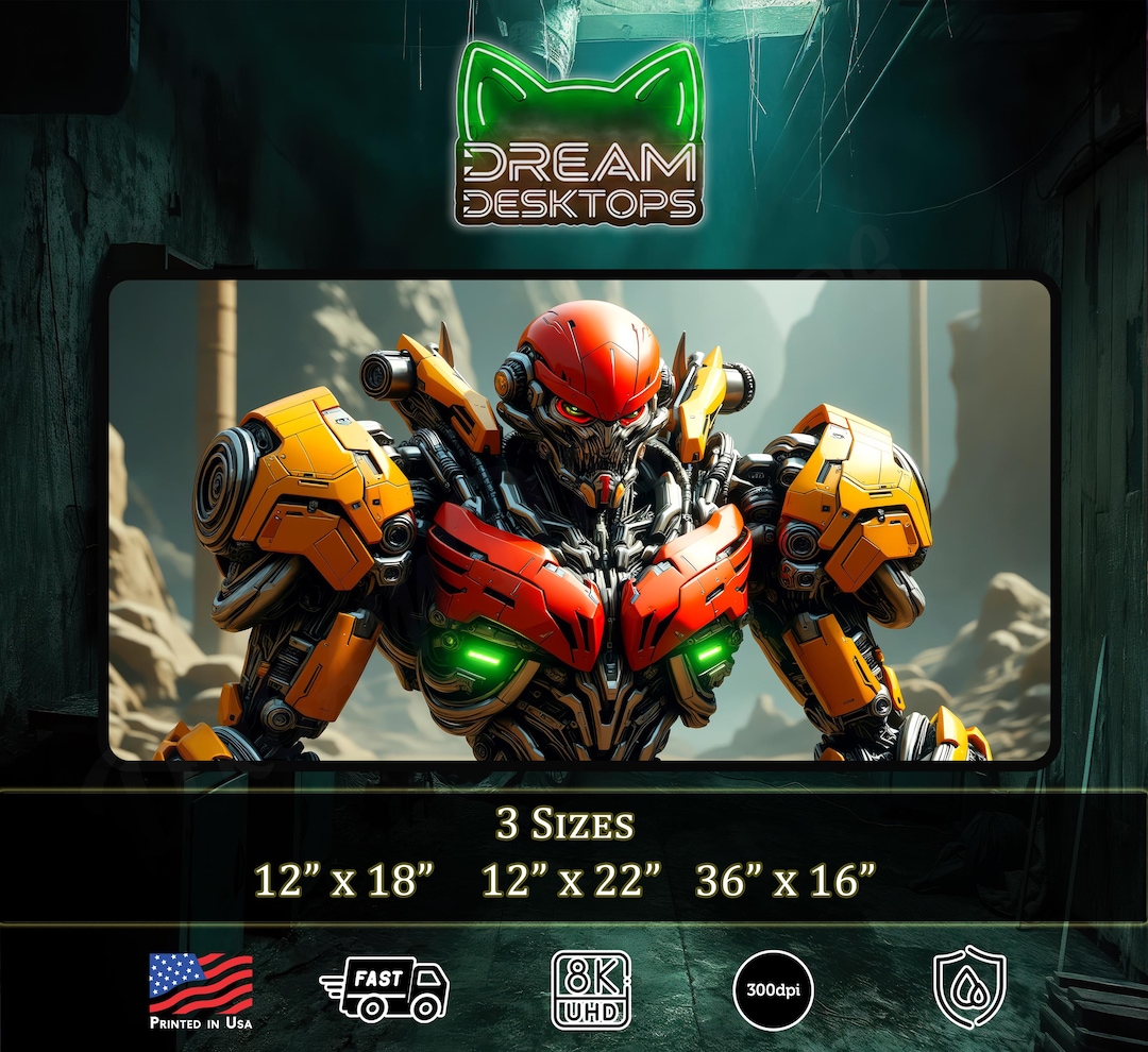 Metroid Prime Desk Mat Anime Custom Design, Desk Pad, Desk Mat Gaming ...