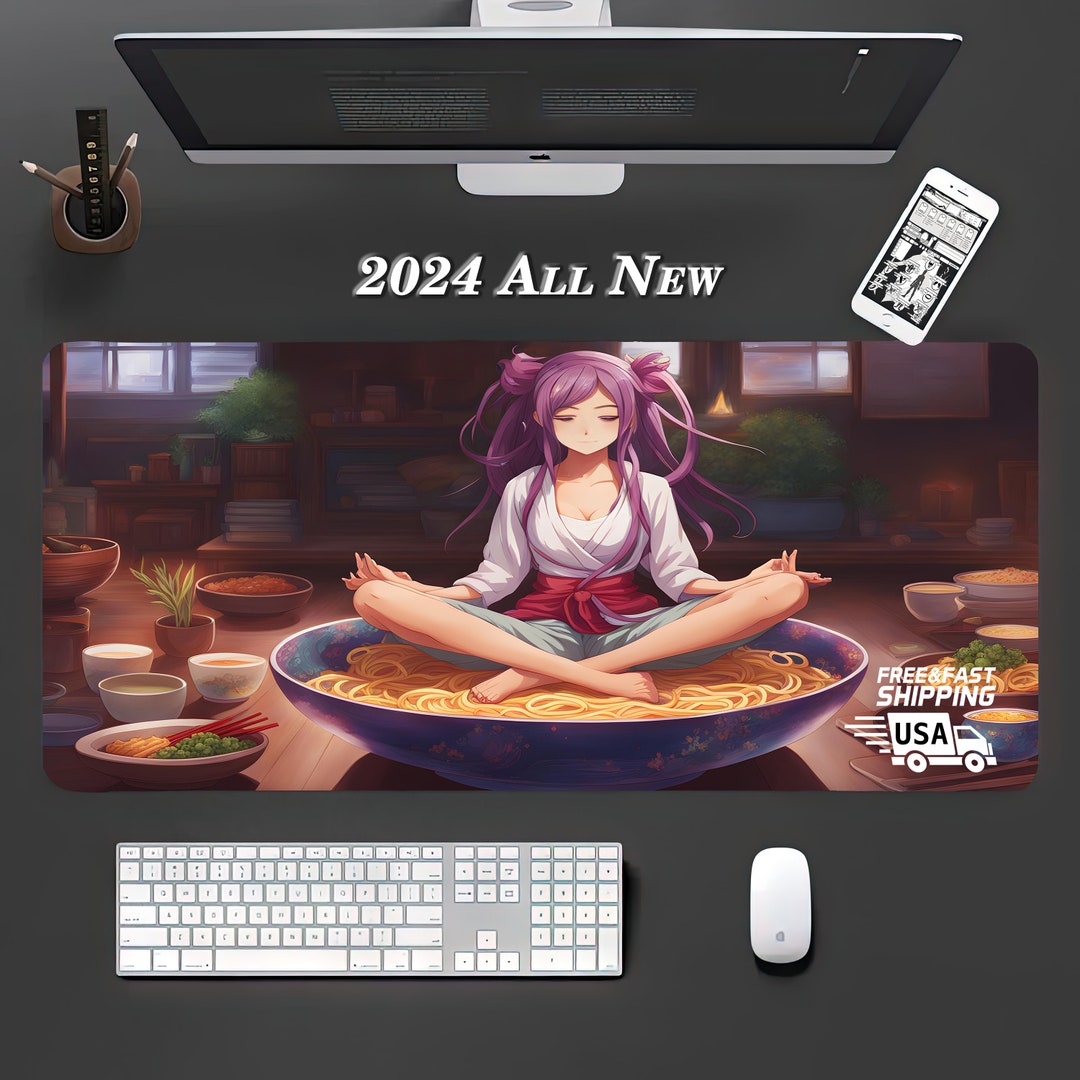 Ramen, Food, Noodles Mouse Pad Fantasy Aesthetic Mouse Anime Mouse Mat ...