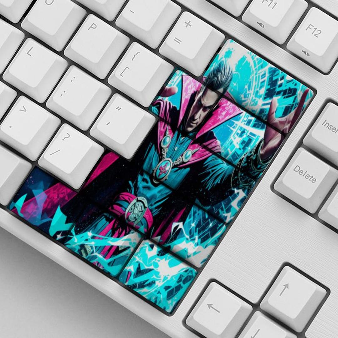 Superhero Fantasy, Sci-fi, Anime Custom Keycaps ,mechanical Keycaps ...
