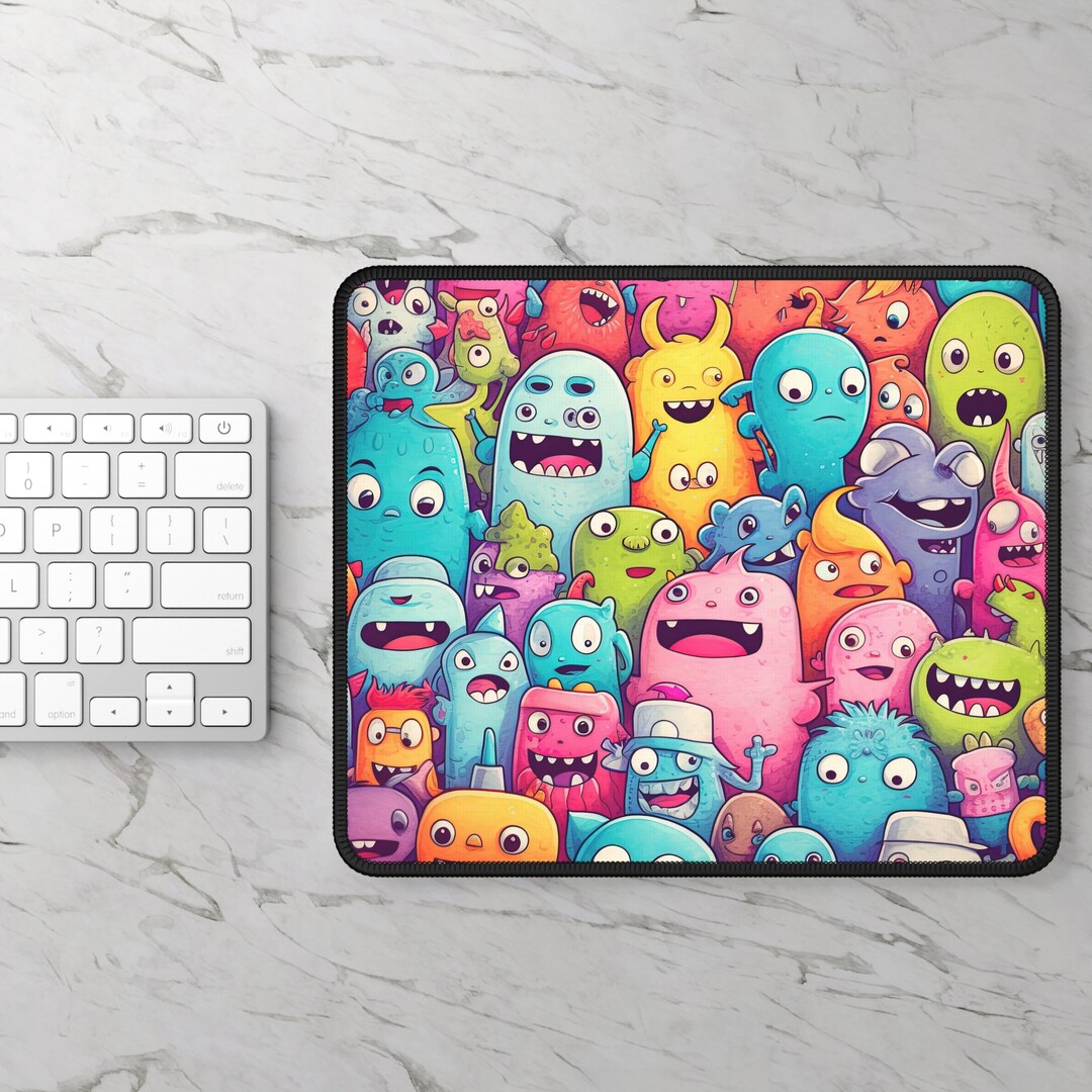 Cute Monsters Anime-fantasy-sci-fi Gamer Gaming Mouse Pad-custom Mouse ...