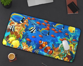Fish Desk Mat - Etsy