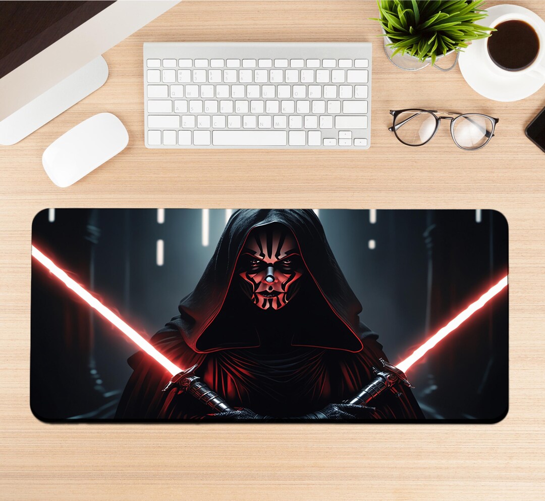 Sith Fantasy Sci-fi Anime, Lofi Desk Mat, Gaming Mouse Pad for Office ...