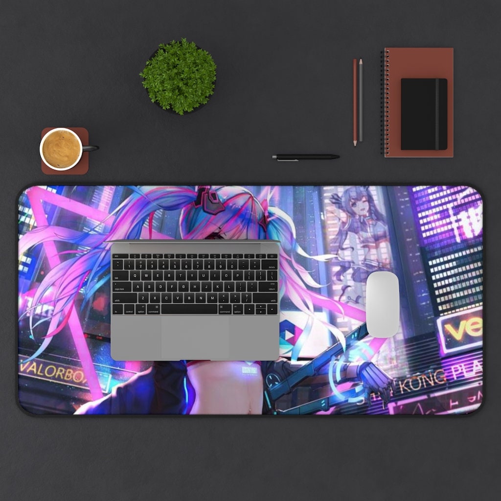 Neon Girl Gamer Gaming desk mat sold by Shunda Giles | SKU 40778638 ...