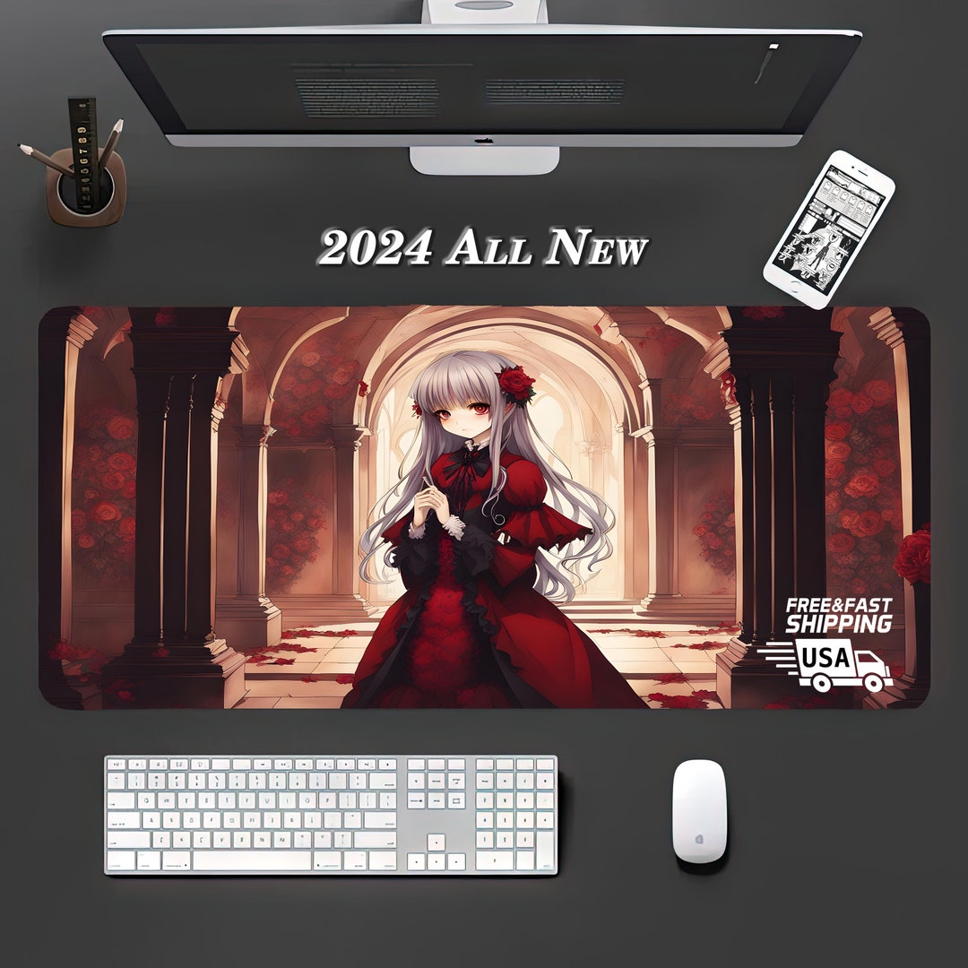 Anime Girl Fantasy,sci-fi,large Mouse Pad Aesthetic Mouse Anime Mouse ...