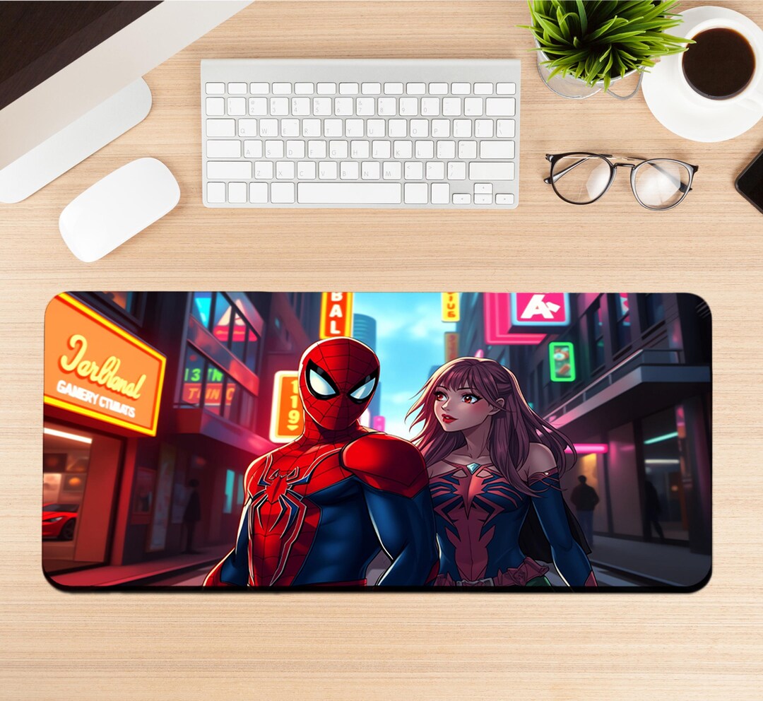 Fantasy Sci-fi Anime Desk Mat, Gaming Mouse Pad for Office, Large Desk ...