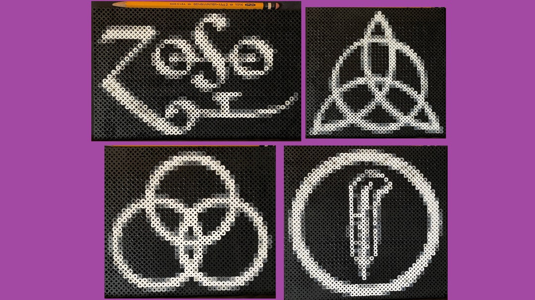 Led Zeppelin Symbols / Set of Four - Etsy