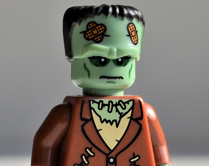 The Monster - Genuine LEGO® Minifigure // Creature Zombie Shelley ...