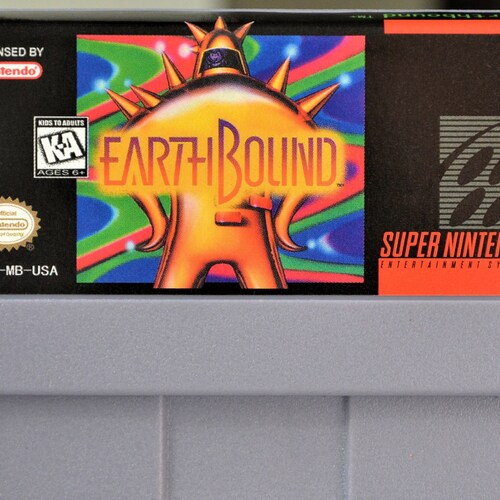 Earthbound 1995 Game for SNES Consoles Working Cartridge - Etsy