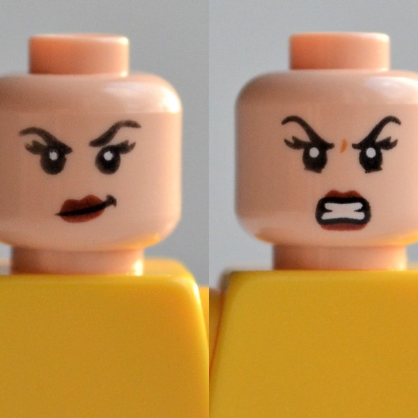 Angry Scowl Face - Etsy