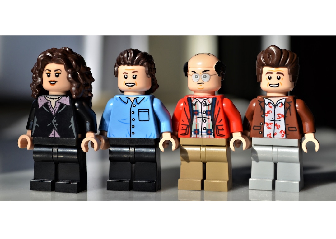 Seinfeld Cast - Genuine LEGO® Minifigure Set / Jerry / George Costanza ...