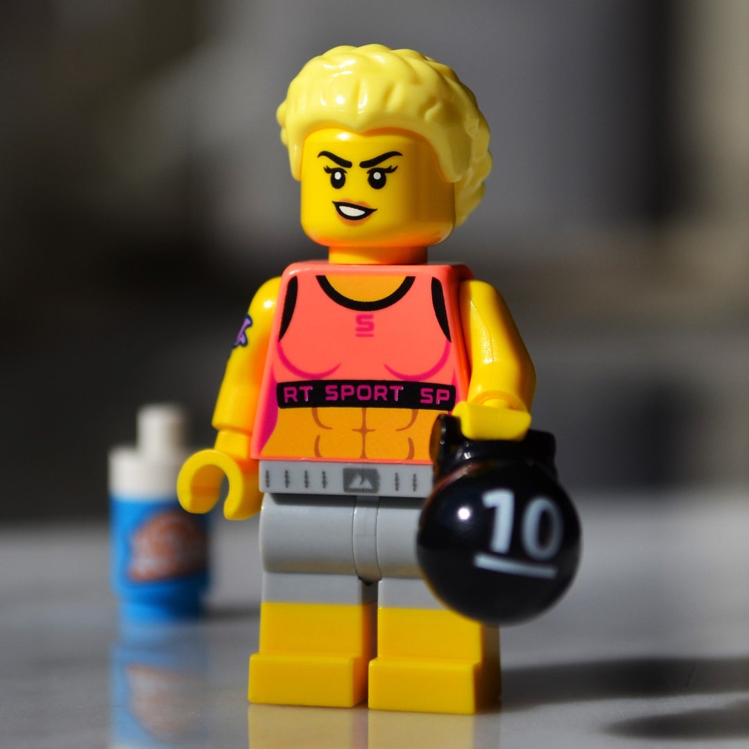 Fitness Instructor - Genuine LEGO® Minifigure / Aerobics Exercise ...