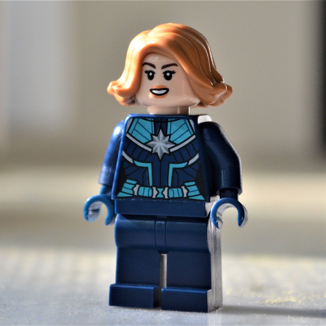 Captain Marvel - Kree Starforce Uniform - Genuine LEGO® Minifigure ...