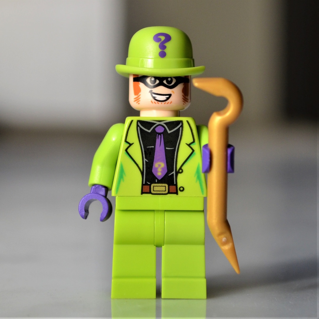 The Riddler - 2019 Design - Genuine LEGO® Minifigure // Villain Edward ...