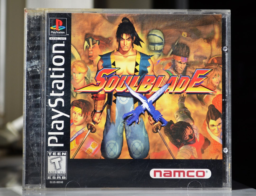 Soul Blade Complete Disc, Case & Manual Original Game for PSX / PS1 ...