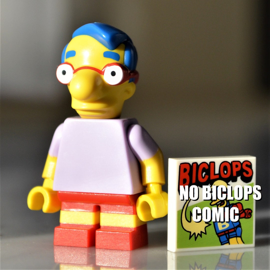 Milhouse Van Houten - Genuine LEGO® Minifigure // NO Biclops Comic Book ...