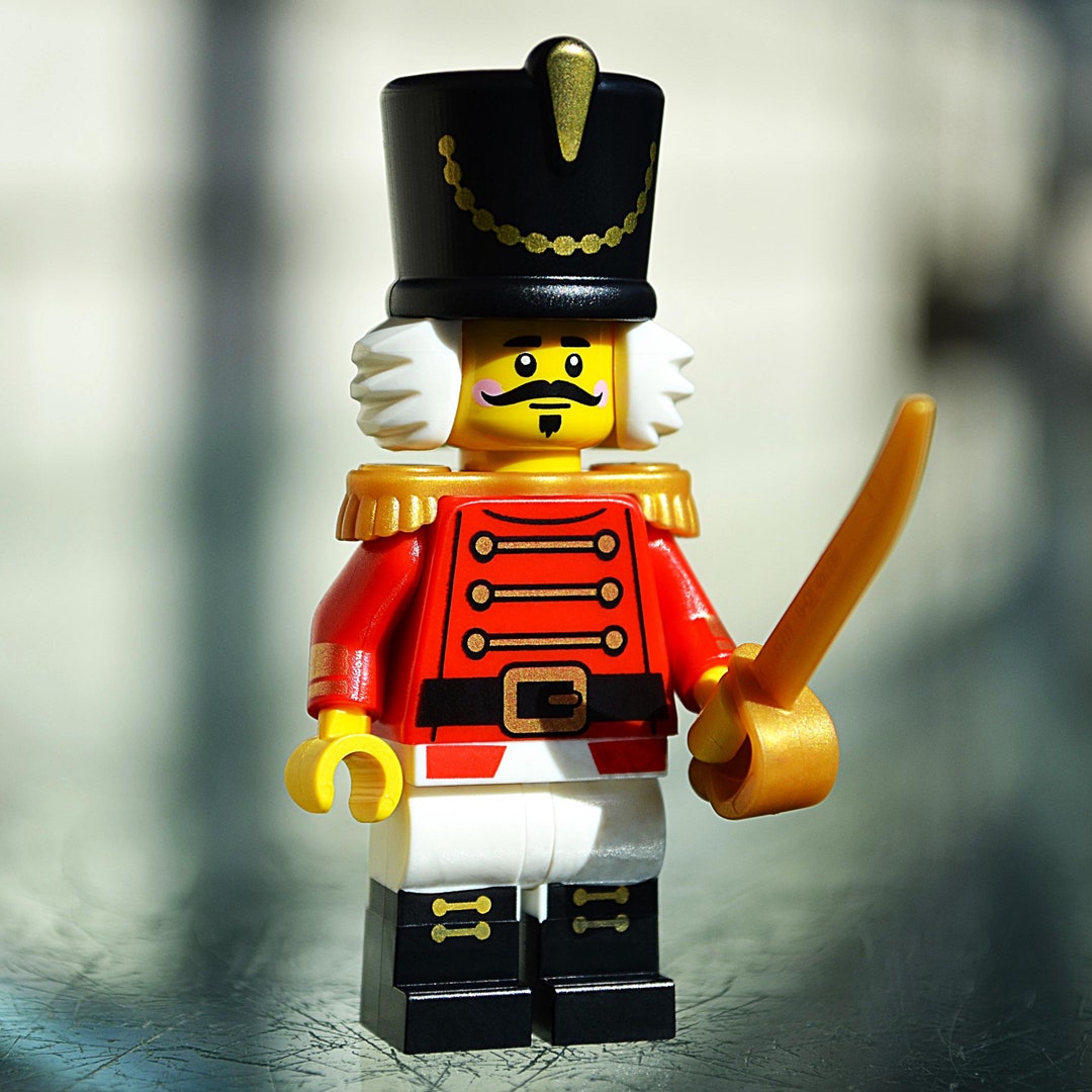 Nutcracker - Genuine LEGO® Minifigure / With Sword & Nut Walnut / Toy ...