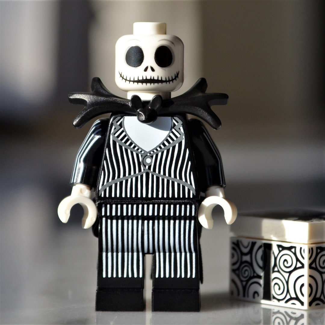 Jack Skellington - Genuine LEGO® Minifigure - !!! RARE !!! Skeleton ...