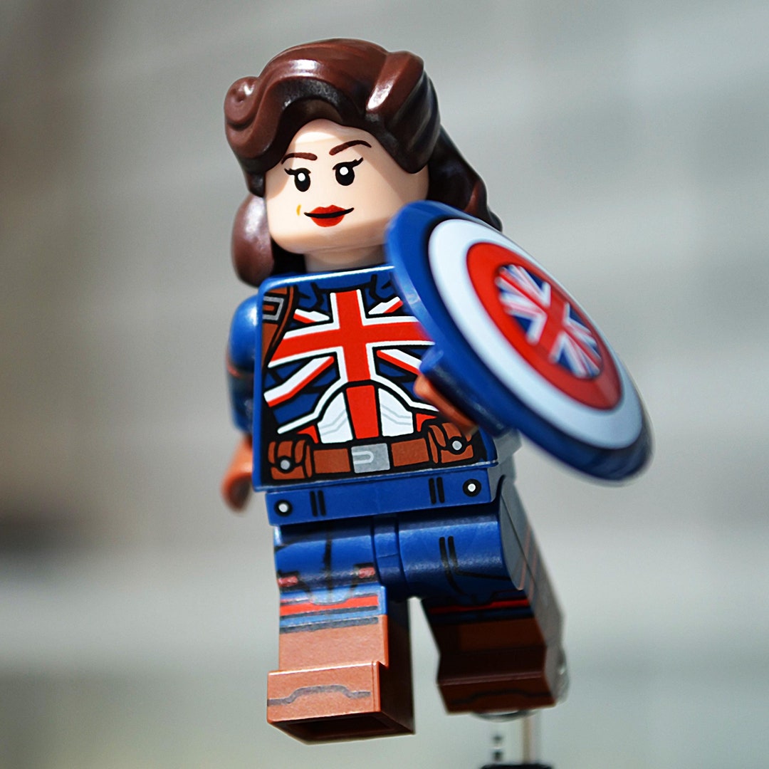 Captain Carter Genuine LEGO® Minifigure Peggy Agent Hayley Multiverse ...