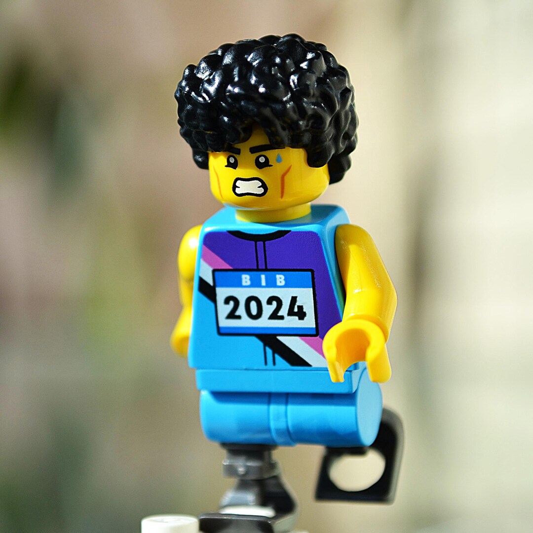 Sprinter - Genuine LEGO® Minifigure // Racer Blade Runner Foot Athlete ...