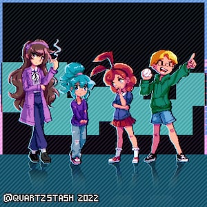 Animated Pixel Avatars 256px, 128px, & 64px | Great Fit for Twitch ...