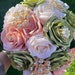 Sage Green and Blush Mix Bouquet - Etsy
