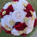 Red and Ivory Bouquet - Etsy