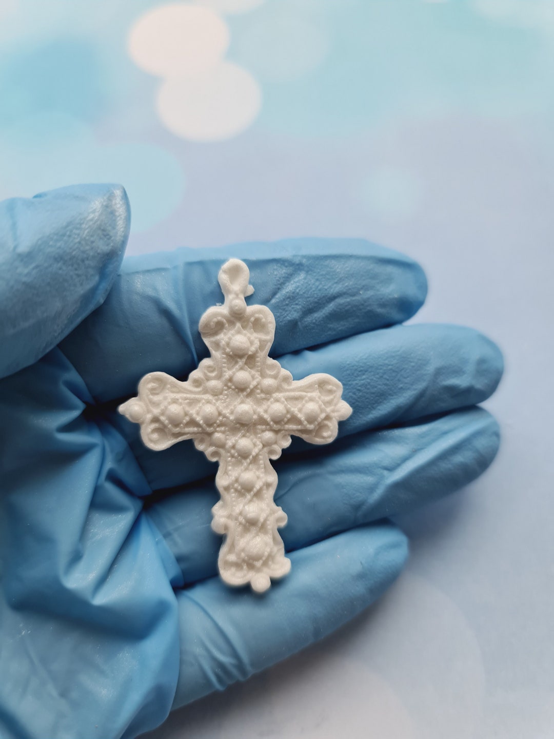 Edible White Fondant Cross Cupcake Toppers (24/36 Pcs) - Etsy