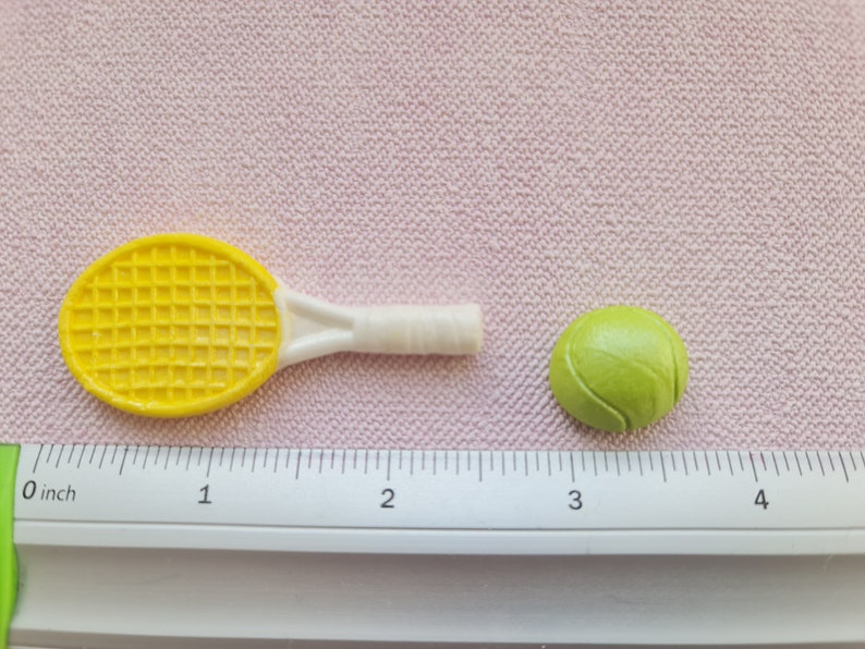 24 Pcs. 12 Rackets/12 Balls Sugar Fondant Rackets Tennis | Etsy
