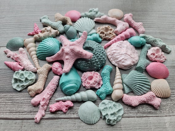 Fondant Seashells And Coral How To Make Coral With Fondant : Fondant