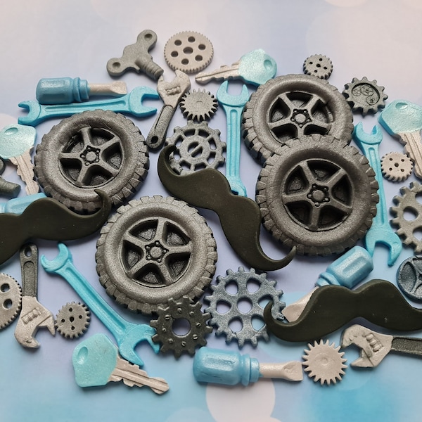 Auto Mechanic Cake Topper - Etsy