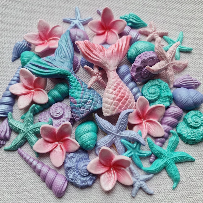 Mermaid Cake Topper - Etsy