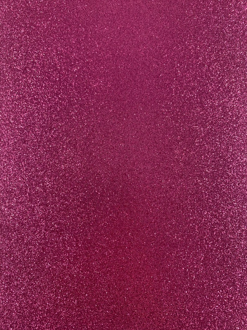Cerise Glitter Card A4 Single Sheet - Etsy