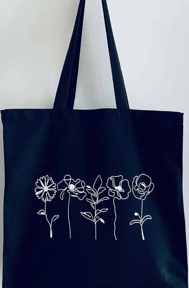 Tote Bag Aesthetic Tote Bag Minimalist Cute Tote - Etsy