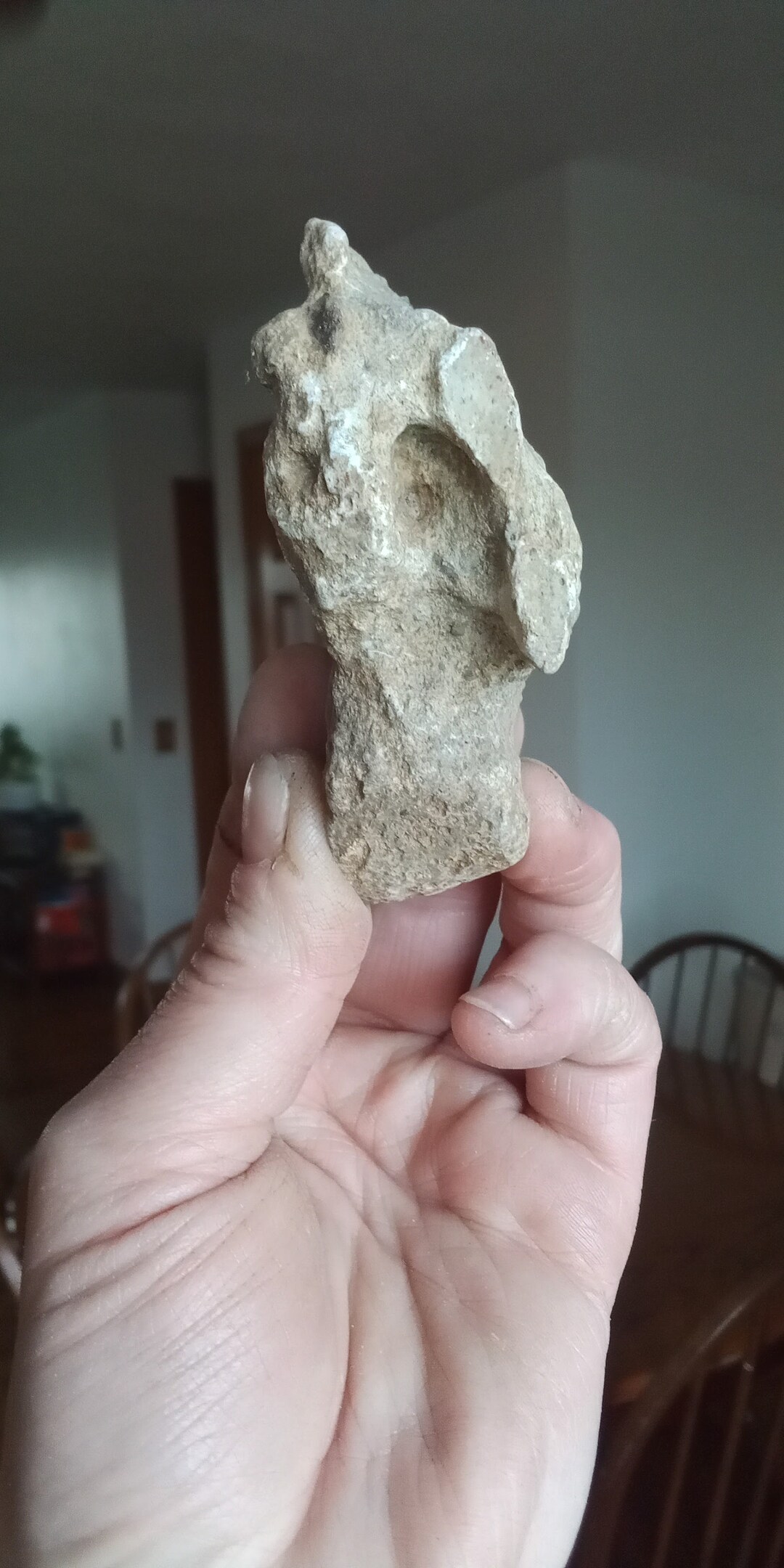 One of a Kind Stone Effigy Head/portable Rock Art - Etsy