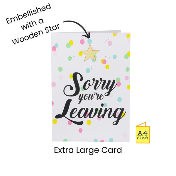 Large Goodbye Card - Etsy