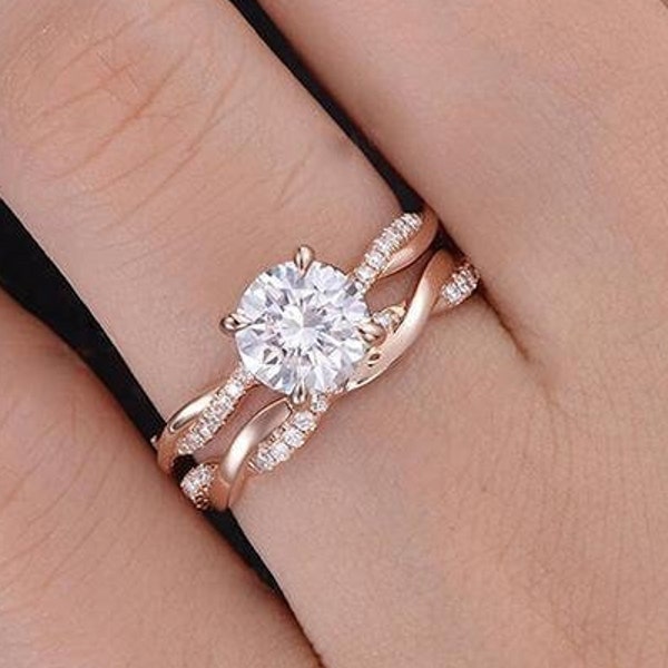 Infinity Ring Set - Etsy