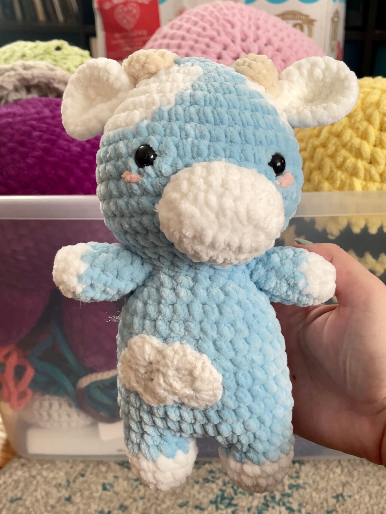 CUSTOM Crochet Cows | Kawaii Cow Plush | Crochet Cow Plush | Cute Cow ...